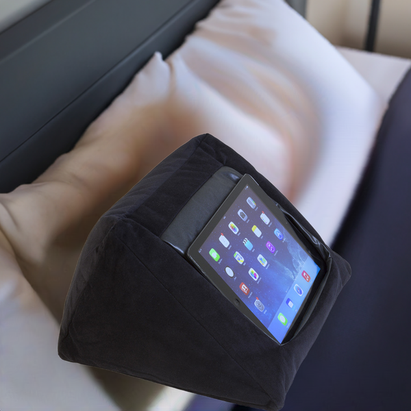 iCushion Black iPad Tablet Cushion Stand - Premium Velvet | MobileToyz ...